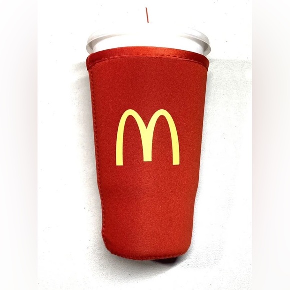McDonald's | Kitchen | New Mcdonalds Koozie Java Sok Red Large Lg 32oz ...